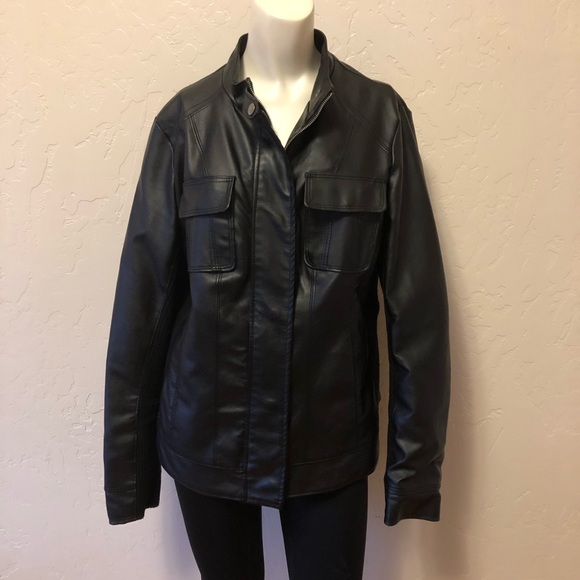 Metaphor | Jackets & Coats | Metaphor Faux Leather Jacket Size L | Poshmark